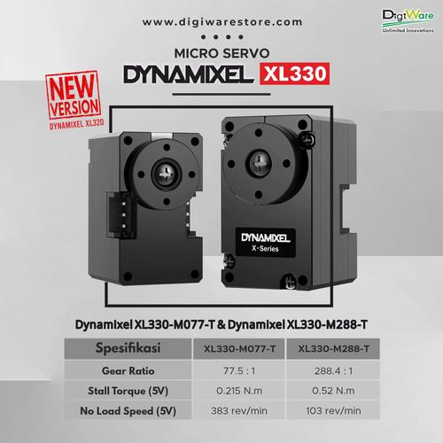 Jual Motor Servo Micro Dynamixel XL330 - M077-T - Kota Surabaya - DigiWare Store | Tokopedia