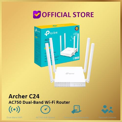 Jual Tp-Link Archer C24 AC750 Dual-Band Wi-Fi Router TpLink Archer C 24 ...