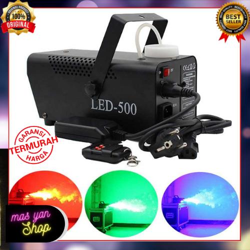 Jual Alat Mesin Asap Panggung + Lampu LED RGB Stage Fogger Smoke ...