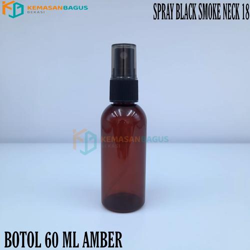 Jual BOTOL SPRAY SMOKE 60 ML AMBER/BOTOL 60ML PLASTIK/SPRAY HITAM SMOKE ...