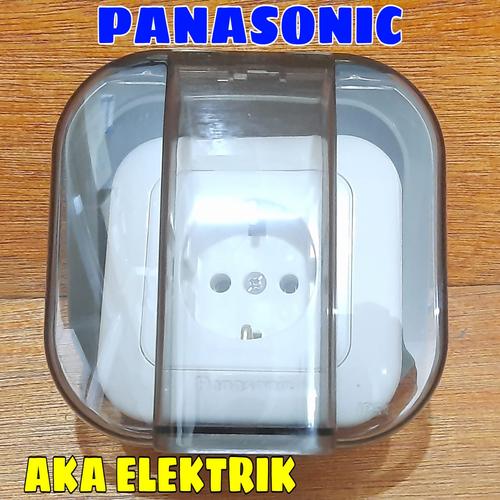 Jual STOP KONTAK PANASONIC NON CP + WEATHER PROFF WEJ 1131-7 + WEJ ...