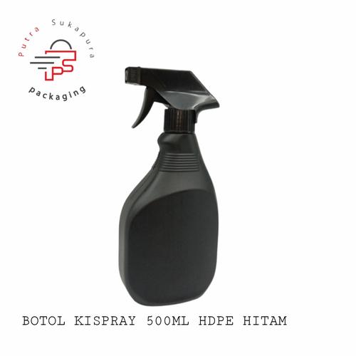 Jual botil spray 500ml HDPE hitam / botol kispray 500 ML HDPE slim - Kab. Bogor - putra sukapura ...
