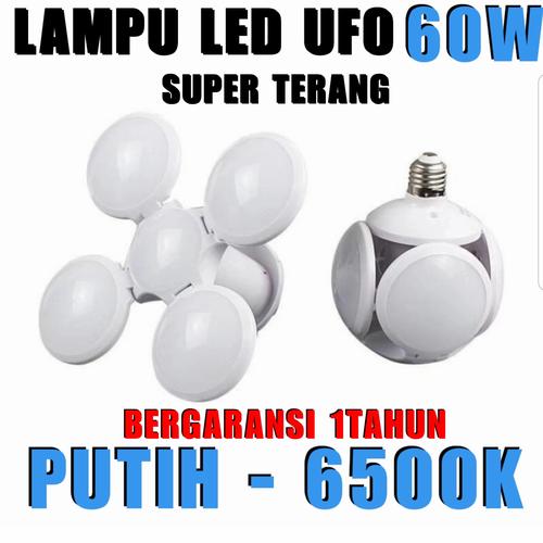 Jual LAMPU LED UFO 60W PUTIH SUPER TERANG BOLA 60 W BERGARANSI NO ...