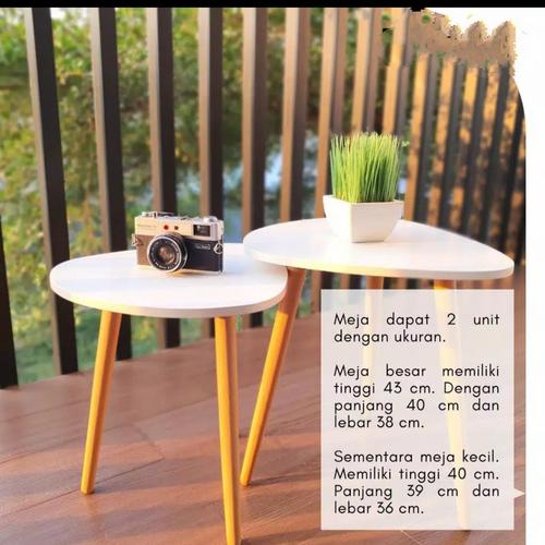 Jual MEJA MINIMALIS SEGITIGA MEJA TAMU MEJA KOPI TERLARIS TERMURAH ...