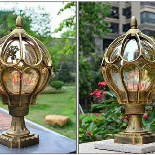 Jual Lampu hias pilar klasik outdoor indoor 1218 dekorasi taman, teras ...