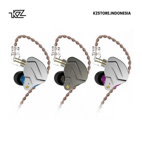 Jual [KZ Official Store] KZ ZSN Pro with Mic 1DD+1BA Hybrid Technology ...