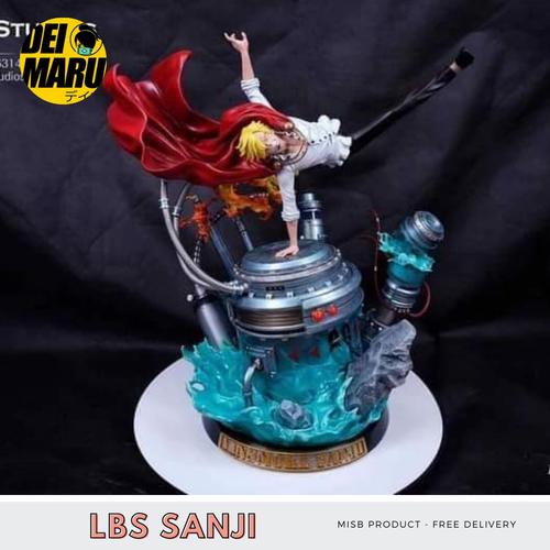 Jual 1/4 Scale Sanji Onepiece resin statue LBS LB Studios Luffy Zoro ...