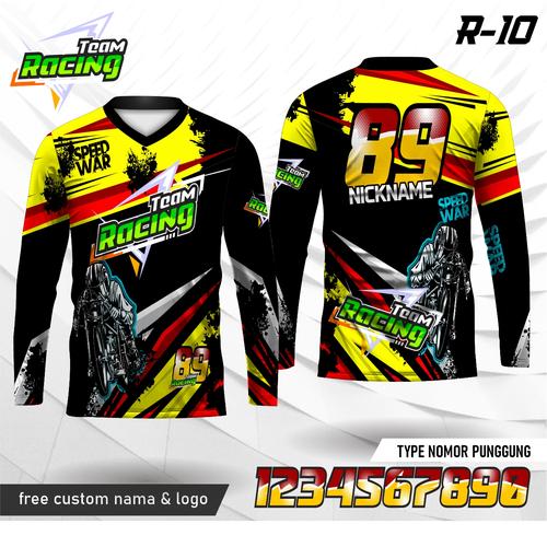 Jual Jersey racing speed war baju balap kaos motor lengan panjang ...
