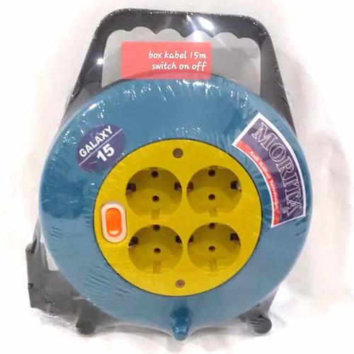 Jual Roll Kabel 15 Meter Full & Saklar / Rol Kabel / Kabel Rol - Kuning ...
