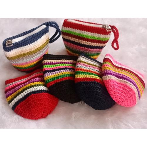 Jual Dompet Koin Rajut Rainbow Warna Warni - Kab. Bandung - julyanka ...