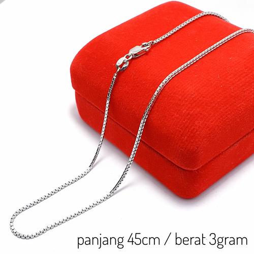 Jual Kalung Italy Perak Asli 925 Fashion Perhiasan Kalung Silver 925 ...