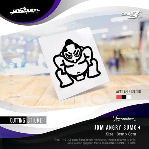 Jual Sticker JDM Angry Sumo | Cutting Stiker JDM Angry Sumo | Angry ...