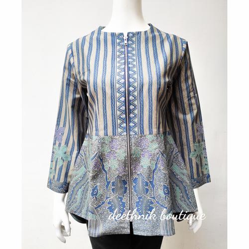 Jual baju batik model peplum batik kerja wanita - S - Kab. Wonogiri ...