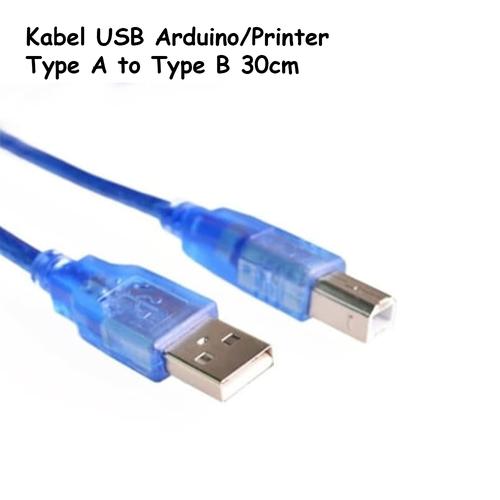 Jual Kabel Arduino USB Type A to Type B Uno Mega Cable Printer 30cm ...