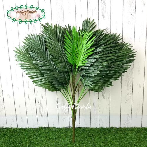 Jual Daun Palem Hijau Artificial 80cm Tanaman Artifisial Palma Plastik ...