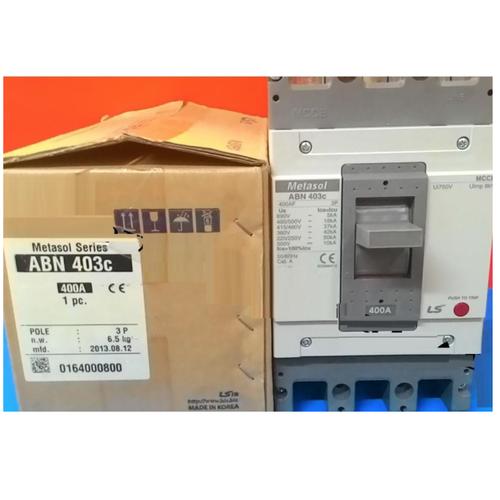 Jual MCCB Breaker ABN-403C 3P 42kA 400A 400 Ampere ABN 403C LS Metasol ...