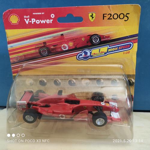 Jual Hotwheels Ferrari F2005 Shell V Power 1:38 Mainan Mobilan ...