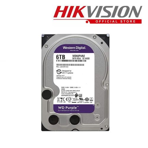 Promo HARD DISK WD PURPLE 6TB ( HDD KHUSUS CCTV ) GARANSI RESMI Cicil 0 ...