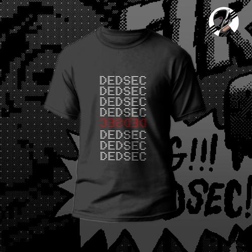 Jual Baju Sablon Watch Dogs 2 - Typography of dedsec - Baju Custom - L ...