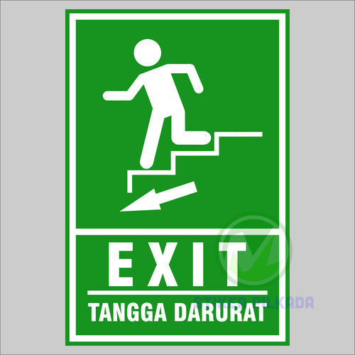 Jual STIKER VINYL tangga darurat - 20x30cm - Kota Tangerang Selatan ...