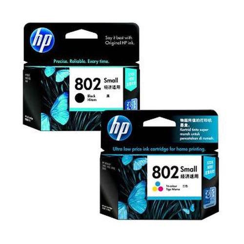 Jual Cartridge HP 802 Black Colour / Tinta HP 802 Hitam Warna - 802 ...