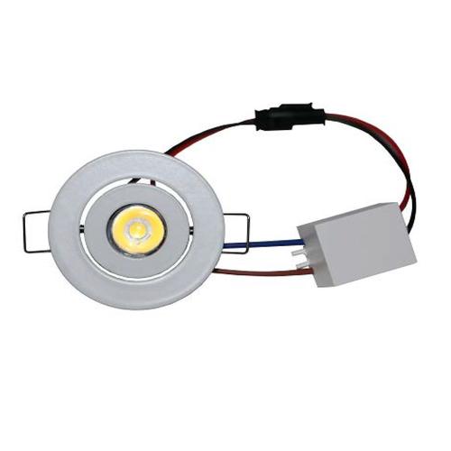 Jual Downlight Spot 1W mini lampu spotlight 1watt 1mata bodi putih ...