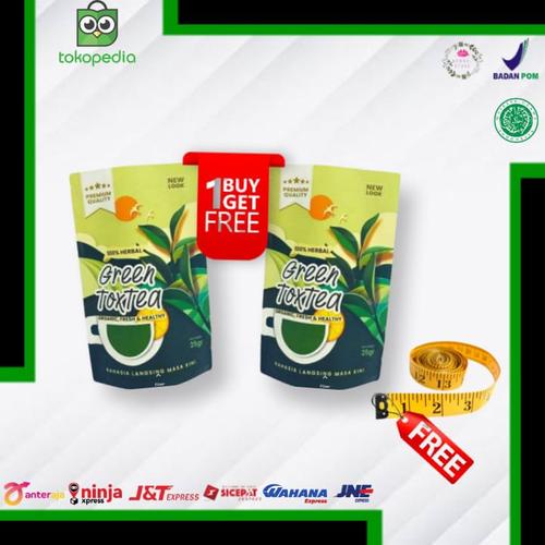 Jual greentoxtea Minuman teh Pelangsing herbal original PROMO - buy 2 ...