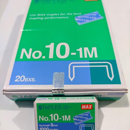 Jual isi staples kecil MAX (ASLI JAPAN) harga per dos kecil - Kab ...