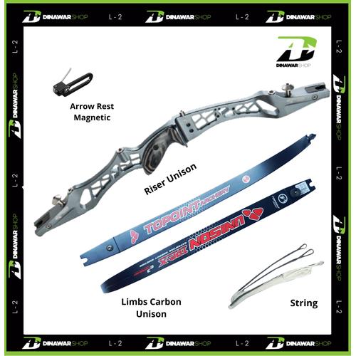 Jual Busur Panah ILF Riser Unison Limbs Carbon Unison Topoint Recurve ...