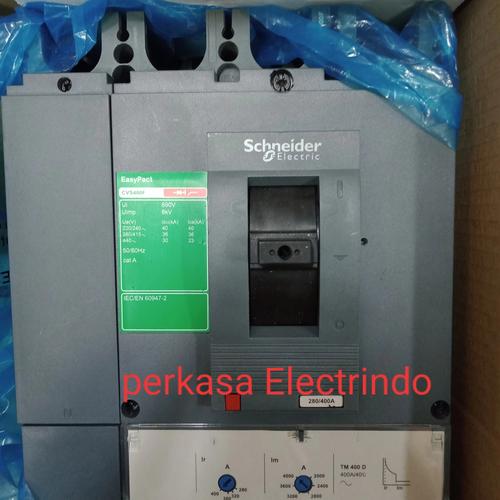 Jual SCHNEIDER MCCB CVS400F 4P 400A 400 A TM400D LV540309 CVS 400F 36KA ...