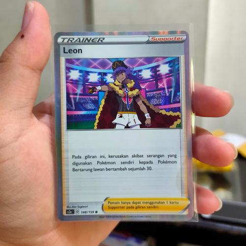 Jual Trainer Leon Holo - Pokemon TCG Indonesia SC3a 148/159 - Kab ...