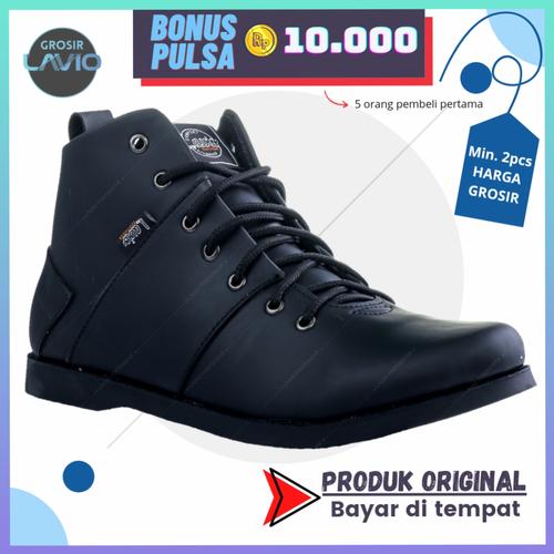 Jual Sepatu Casual Pria Semi Boot Lavio Kenzi Formal Kerja Kantor - Mocca, 39 - Kota Bandung ...
