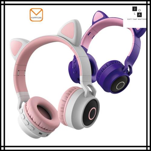 Jual Fingertime™ Headset Bluetooth Wireless Cat Ear Headphone PC Gaming ...