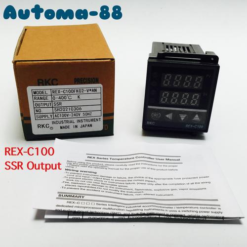 Jual RKC Japan Rex-C100FK02-V*AN Digital PID Temperature Controller Out SSR - Kab. Bekasi ...