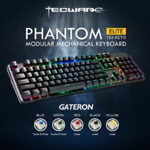 Jual TECWARE PHANTOM ELITE 104 Keys RGB Mechanical Gaming Keyboard ...