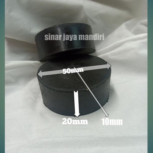 Jual Rubber Mounting / Dudukan Karet / Bantalan Karet 50 mm x 10 mm x ...