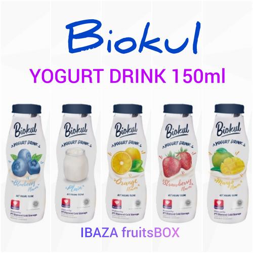 Jual Yogurt Biokul Yogurt Drink 150ml Varian Rasa:_ - Plain/Original ...