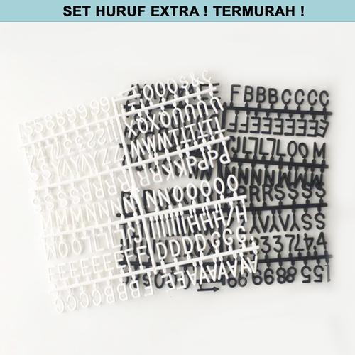Jual [No Emot/145karakter] Huruf Tambahan Letter / Message Board HOW.R ...