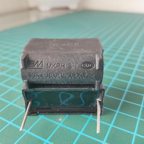 Jual kapasitor mkp mkph 0.33UF 600V 1200VDC 50khz capacitor kompor induksi - horisontal - Kab ...