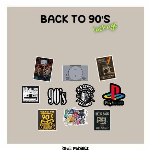 Jual STICKER TUMBLR BACK TO 90'S STIKER VINYL CASE HANDPHONE DECAL ...