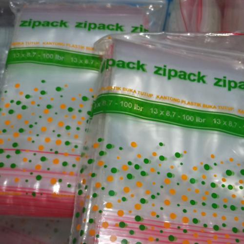 Jual Zipack / Plastik Klip / Ziplock berbagai ukuran isi 100lembar ...