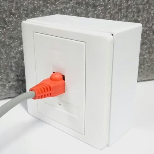 Jual Wallplate RJ45+Modullar Rj45+Outbox/Face plate rj45+Modullar ...