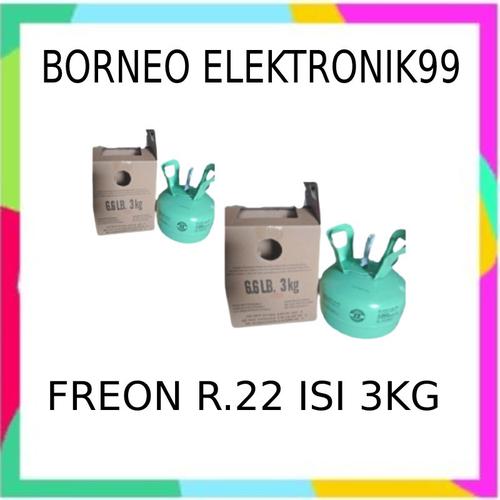 Jual FREON R32/ REFRIGERANT R-22 TABUNG MINI 3KG - Kota Bekasi - BORNEO ...