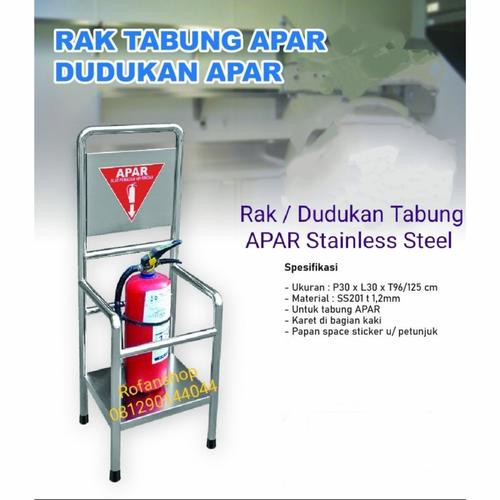 Jual Dudukan Pemadam Api Powder 3 kg s/d 6 kg Stainless Steel - Kab ...