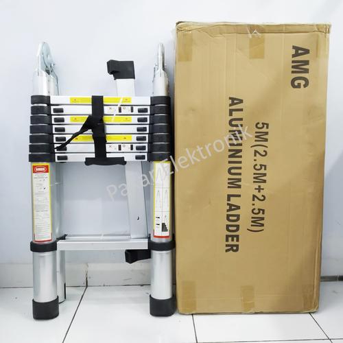 Jual AMG Tangga Double Telescopic 5m Tangga Lipat - Kota Makassar ...