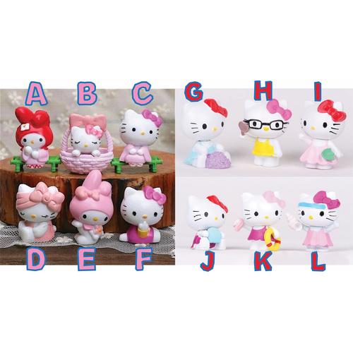 Jual JUAL SATUAN Figure topper cake patung miniatur Hello Kitty Mini ...