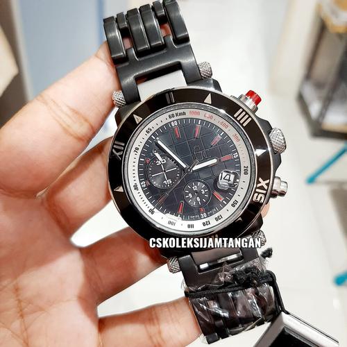Jual JAM TANGAN PRIA GUESS COLLECTION GC-56000G BLACK CHRONOGRAPH ...
