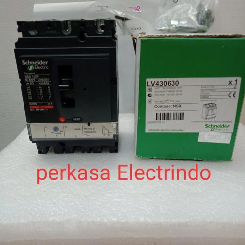 Promo MCCB Schneider NSX160F 3x160A LV430630 NSX 160 F 3P 160A TM160D ...