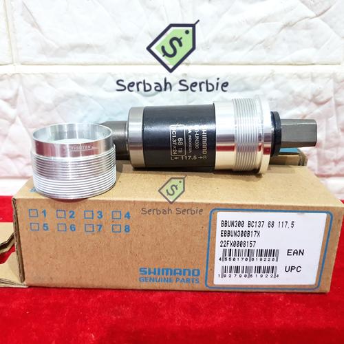 Jual SHIMANO BB KOTAK 110 113 117.5 123 127 BOTTOM BRACKET AS GIR ...