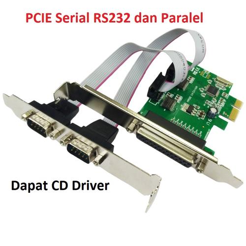 Jual PCIE Paralel Serial with 2 Serial Rs232 1 Paralel PCI Express Card ...